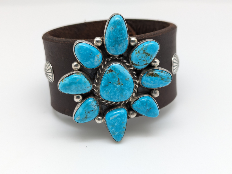 Tonopah Turquoise Blossom Bracelet – Shop Laura Ingalls Designs
