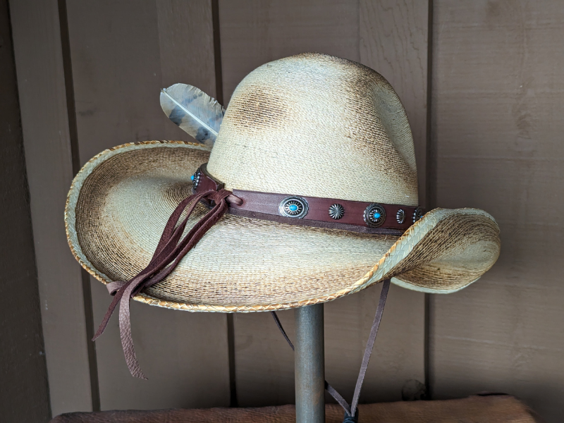 Cassidy Palm Leaf Cowboy Hat